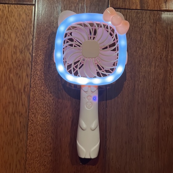 Sanrio | Other | Hello Kitty Portable Fan With Lights | Poshmark
